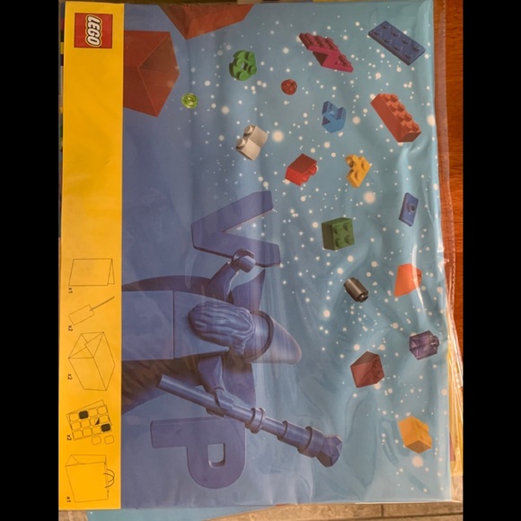 Lego | Toys | Lego Wrapping Paper Nwt | Poshmark